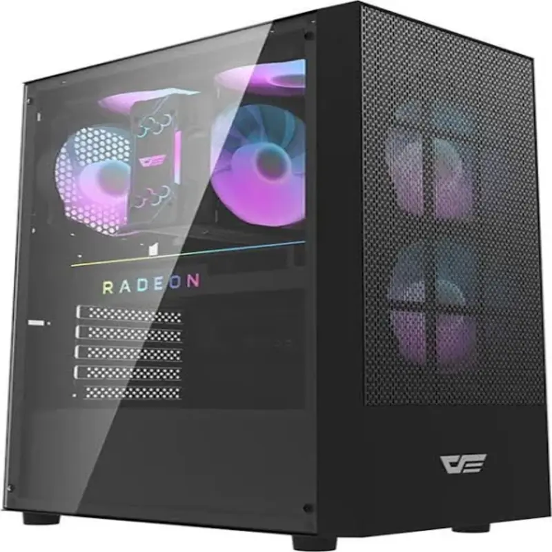 Darkflash Computer Case A290 Black (With 4 Arbg Fans) - Daily Discounts